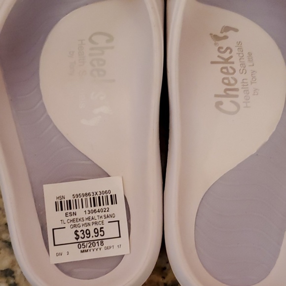 Cheeks by Tony Little | Shoes | Cheeks Health Sandals By Tony Little ...